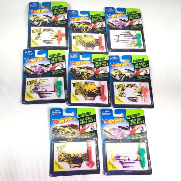 Hot Wheels | Toys | Hot Wheels Workshop Car Design Refill Packs Lot Of ...